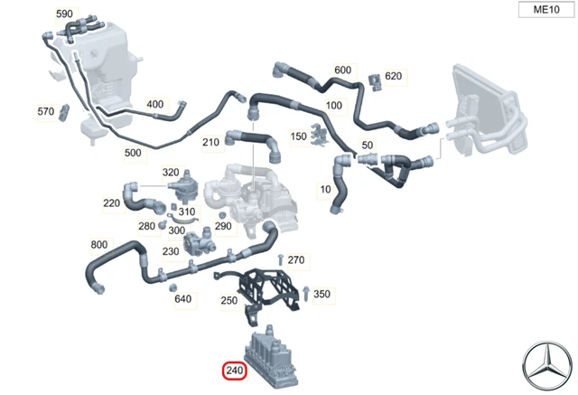 ORIGINAL MERCEDES-BENZ A0008359203 Electric Ptc-Zuheizer High Voltage ...