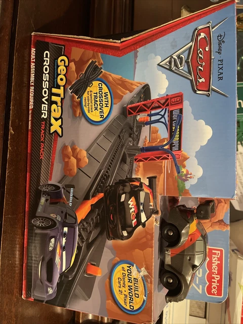 DISNEY CARS 2 Geotrax Crossover Track Pack Max Schnell Fisher-Price ...