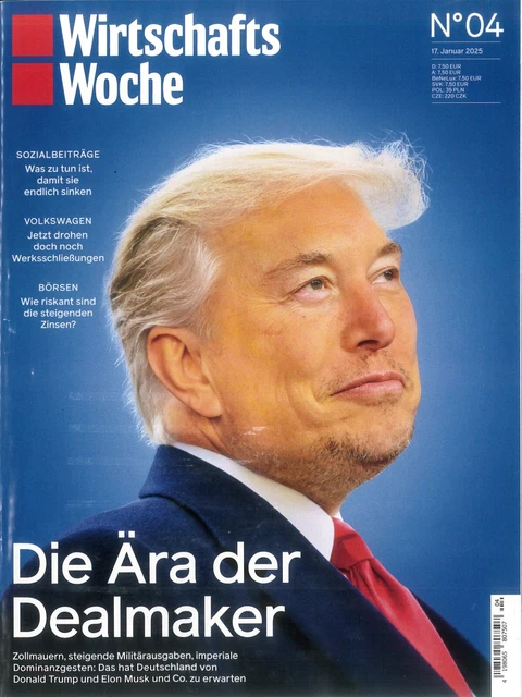 WIRTSCHAFTSWOCHE - 04-2025 vom 17. Januar 2025 - neu und ungelesen - 100 Seiten EUR 2,75 ...
