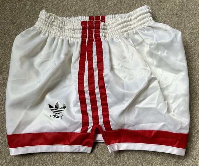 Adidas Nylon Sprinter Shorts Glanz Vintage Football Swim Retro Gym