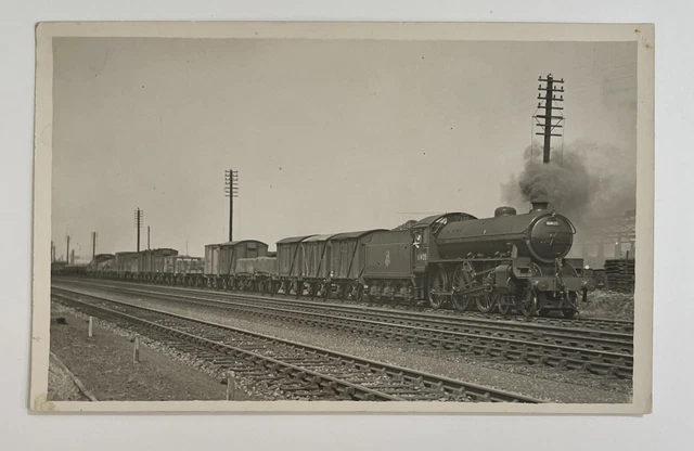 LNER RAILWAY LOCOMOTIVE Photograph - 61405 Croft Junction Station ...