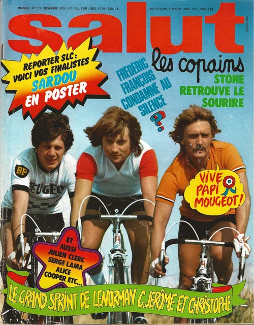 SALUT LES COPAINS n° 159 - Gérard Lenorman - C. Jérôme - Christophe ...
