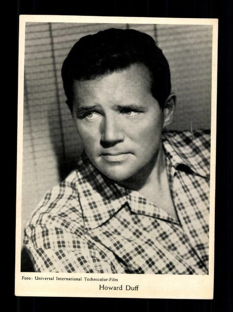 HOWARD DUFF AUTOGRAMMKARTE 50er Jahre TOP ## BC 172195 EUR 3,49 ...