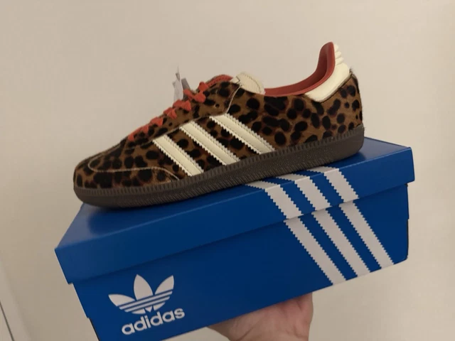 ADIDAS SAMBA OG preloved red leopard Women Size 7.5,8,8.5,9,9.5,10,10.5 ...