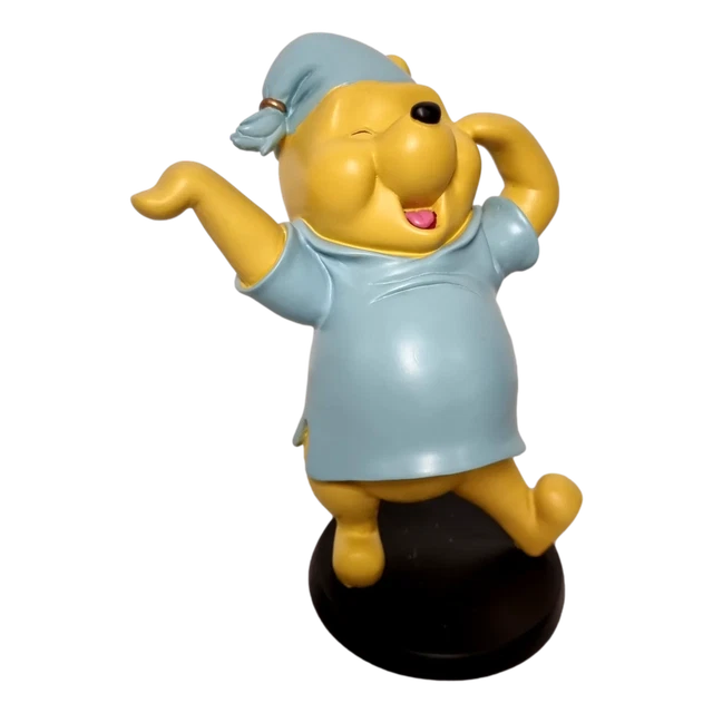RARE WINNIE THE Pooh yawning Disney figurine fig statue figure New in ...