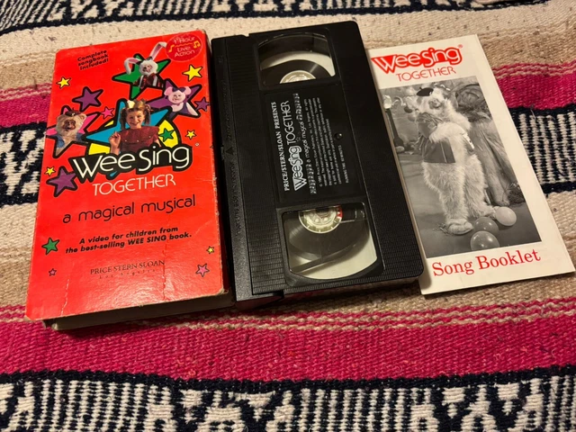 WEE SING TOGETHER A Magical Musical VHS Tape 1985 Kids w/ Song Booklet ...