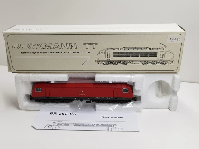 SPUR TT - Beckmann Berlin - 1011 701 BR 252 004 7 der DR E-Lok / 3 j ...