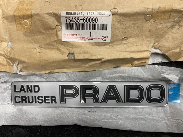 TOYOTA GENUINE OEM Land Cruiser Prado Emblem Back Door Ornament EUR 80 ...