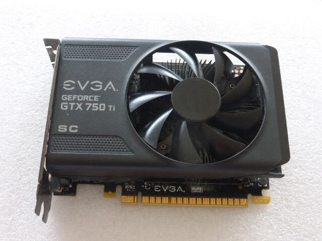 EVGA NVIDIA GEFORCE GTX 750Ti SC, 2GB, GDDR5 PCI-E Graphics Card xcellent Cond. £39.99 - PicClick UK