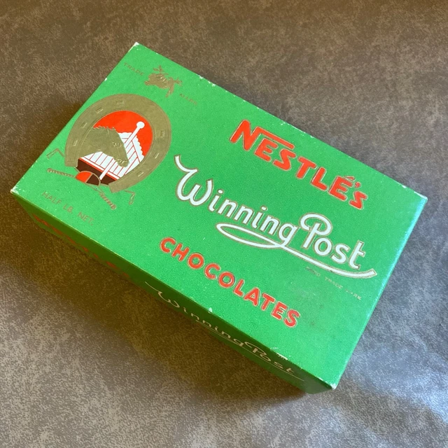 VINTAGE NESTLE AUSTRALIA 'Winning Post' Chocolates Advertising Empty ...