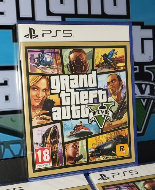 GTA 5 GRAND Theft Auto V Playstation 5 PS5 NEW SEALED UK/Pal IN STOCK £19.93 - PicClick UK