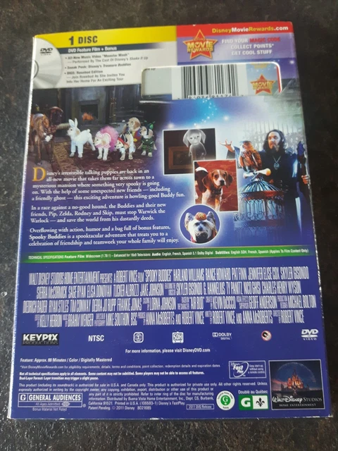 DISNEY SPOOKY BUDDIES 2011 DVD Movie Widescreen Very Good Condition $4. ...