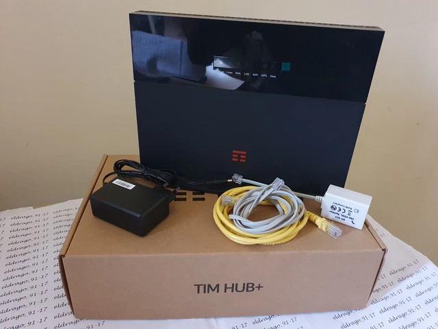 MODEM TIM HUB + Plus ZTE ZXHN H388X Router WiFi 6 Fibra FTTC FTTH ...