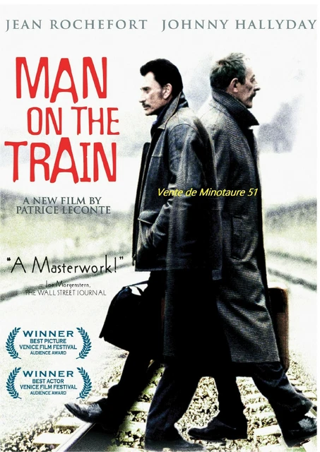 JOHNNY HALLYDAY L'HOMME du train (Anglais) affiche plastifiée EUR 6,00 ...