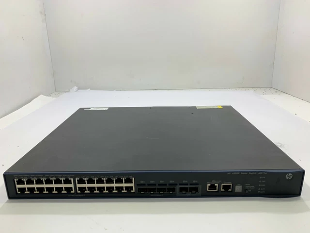 JG311A- HP A5500-24G-4SFP HI Switch w/ 2x Interface Slots $250.00 ...