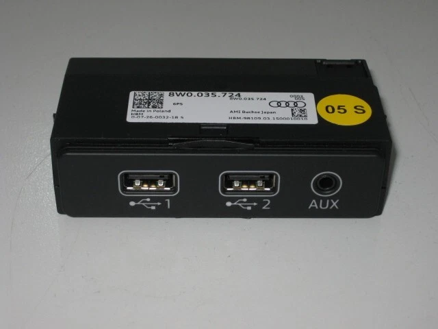 AUDI A4 8W A5 Q5 SQ5 FY Q7 4M AMI USB Music AUX Smartphone Interface 8W0035724 EUR 135,00 ...