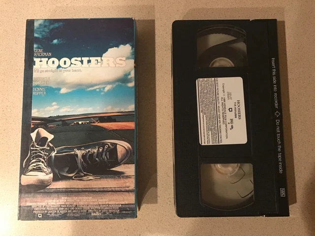 HOOSIERS (VHS,1988) GENE Hackman, Barbara Hershey, Dennis Hopper EUR 4 ...