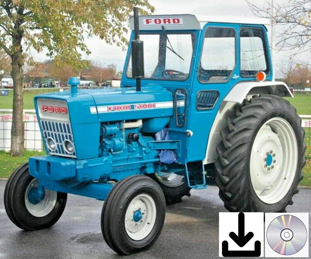 FORD 2000 3000 4000 5000 7000 3400-5550 Manuale di servizio riparazione ...