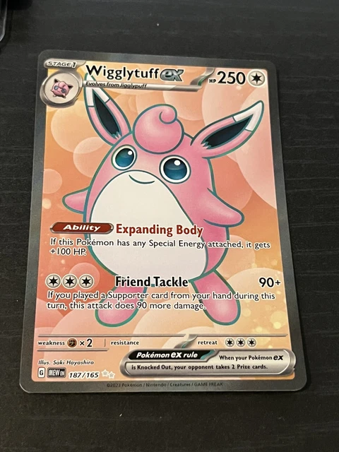 POKÉMON 151 - Wigglytuff ex Scarlet & Violet 151 Set 187 Full Art Ultra ...