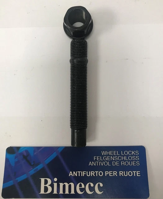ALLOY WHEEL STUDS + NUT CONVERSION X 1 BLACK 75mm M14X1.25 FOR BMW F46 ...