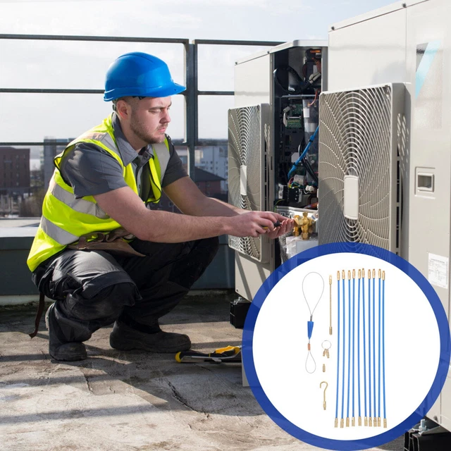 TIGE COURANTE DE Fil Câble Fibre Verre Enfileur Mural Course EUR 27,35 ...