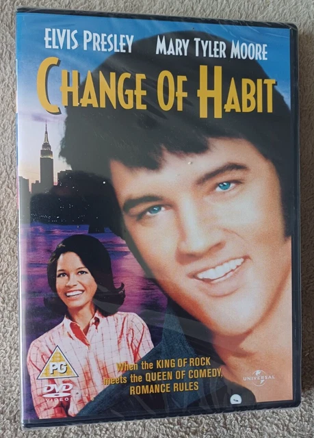 CHANGE OF HABIT (1969) Elvis Presley musical film. region 2 uk DVD NEW ...