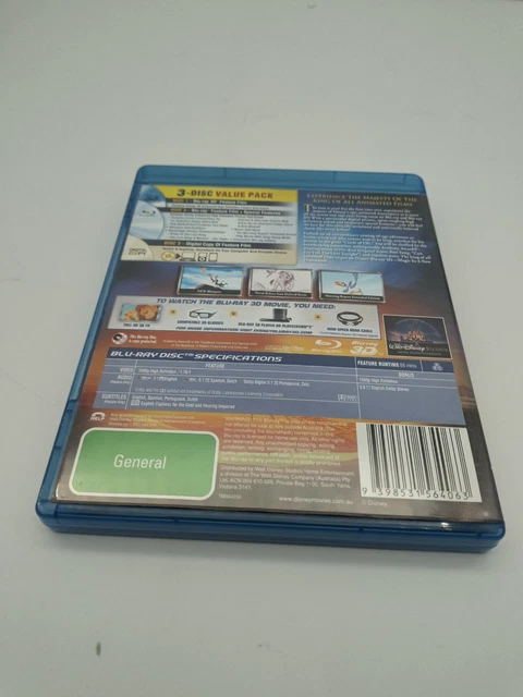 THE LION KING | 3D + 2D Blu-ray (Diamond Edition, Blu-ray, 1994) $11.99 - PicClick AU