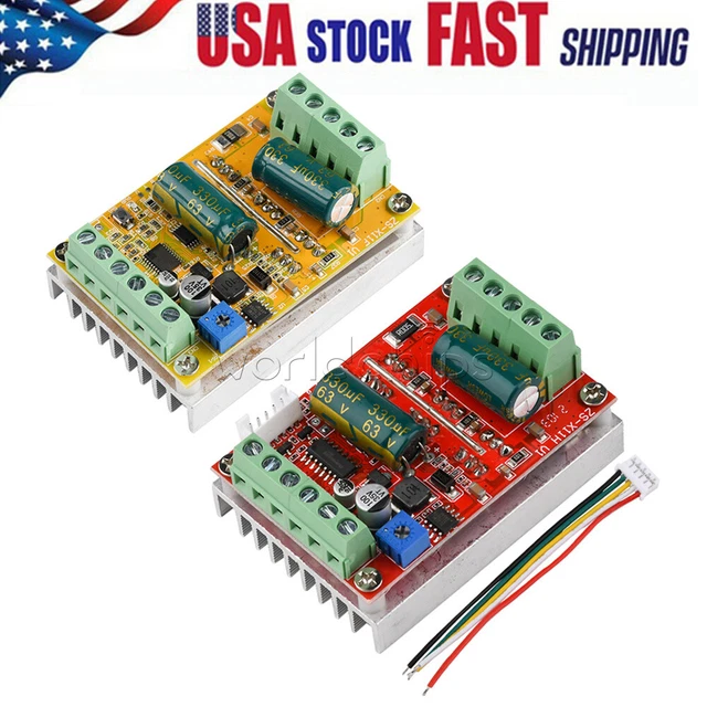 BLDC 3 PHASE PWM Hall Motor Controller 380W/400W DC Brushless Driver ...