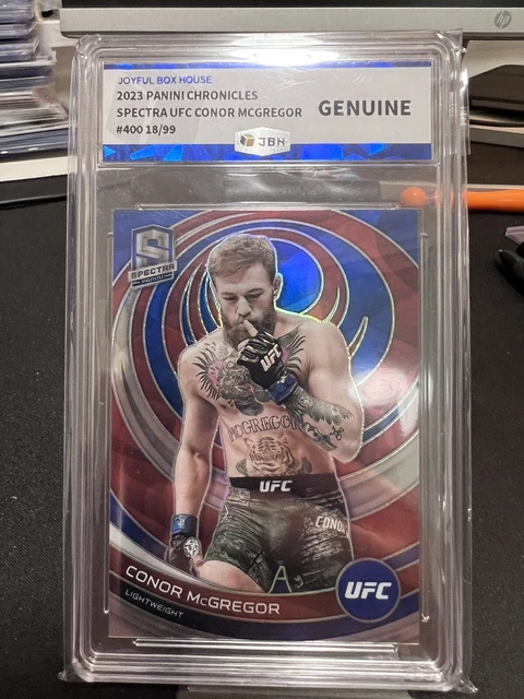 2023 PANINI CHRONICLES UFC #400 Conor McGregor Spectra/99 Graded Case ...