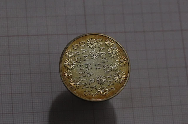 🧭 🇩🇰 DENMARK SILVER PROOF MEDAL 15Gr AMALIENBORG MARGRETHE 33mm 1982 ...