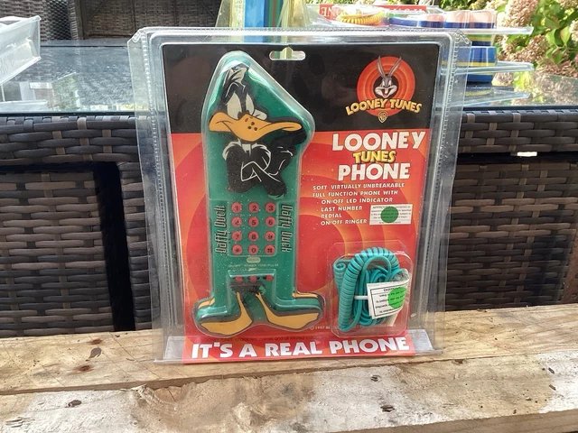 LOONEY TUNES DAFFY Duck Home Phone Telephone Rare Recyco £10.79 ...