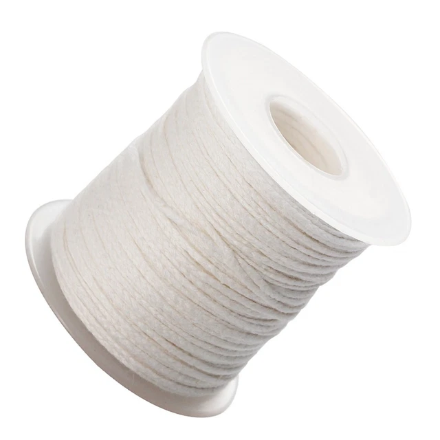 2 ROLLS CANDLE Making Supplies Braided Candle Wicks for DIY Candles $24 ...