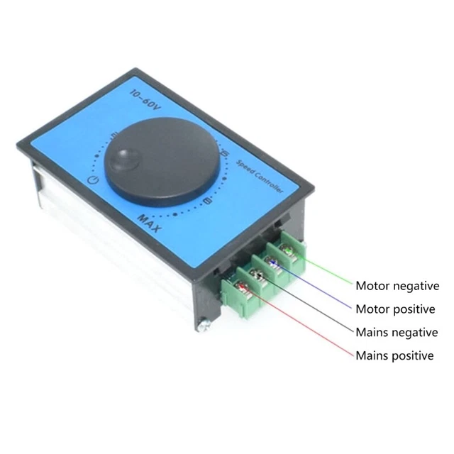 DCMOTOR SPEED CONTROLLER DC10-60V Motor Governor for Fan and Automatic ... DCMOTOR SPEED CONTROLLER DC10-60V Motor Governor for Fan and Automatic ...