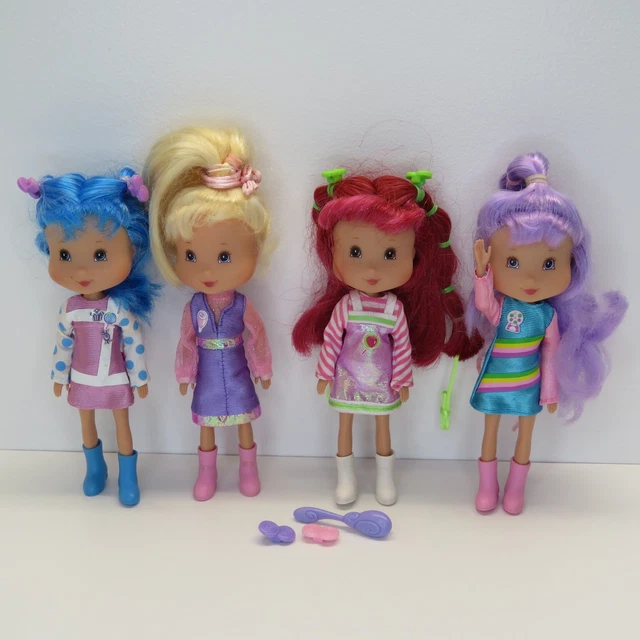 SET OF 4 TCFC Playmates 2006 Candy Pops Strawberry Shortcake Loose ...
