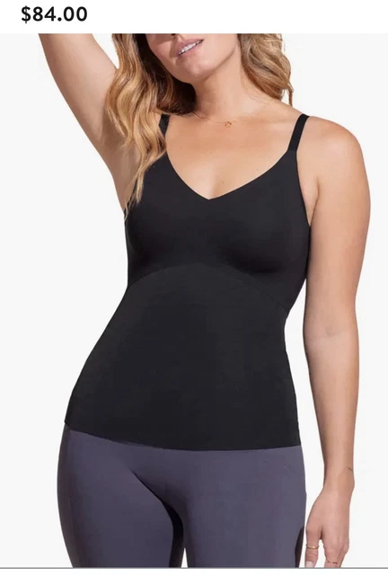 HONEYLOVE WOMEN'S LIFTWEAR Tank Cami Wire Free Bra Shapewear Black Size ...