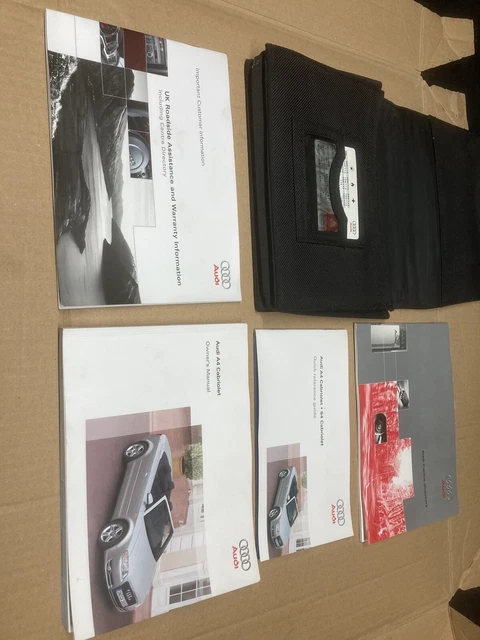 AUDI A4 B7 Cabriolet Owners Manual Handbook Wallet 2005 / 2009 £20.00 ...