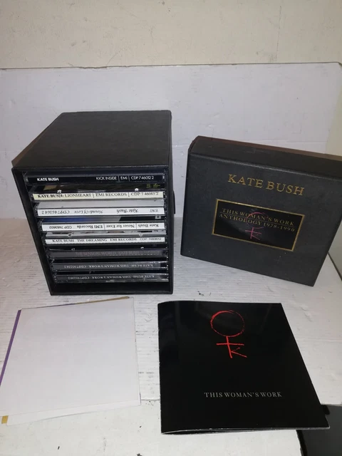 RARE COFFRET 8 Cd Kate Bush Woman Work Anthology 1978-1990 + Livret Emi ...