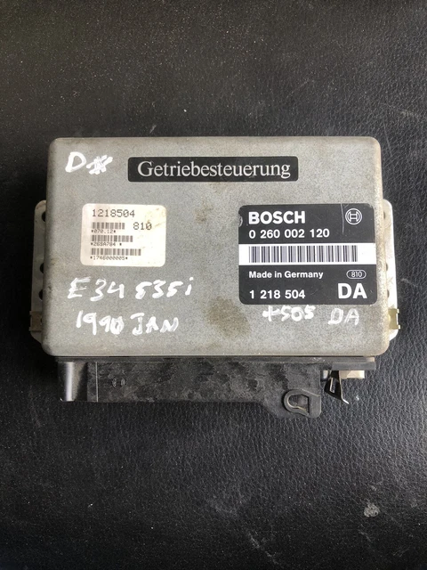 BMW E34 535I 1990 module de commande de transmission TCM TCU 0260002120 ...