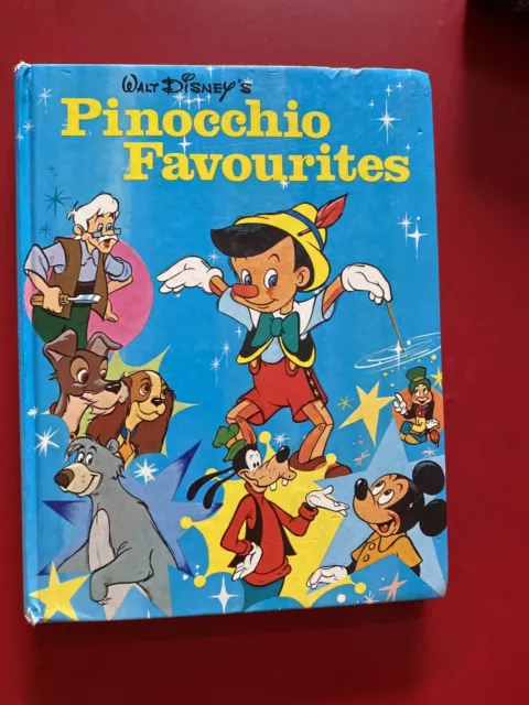 Vintage Walt Disneys Pinocchio Favourites 1975 First Edition Rare