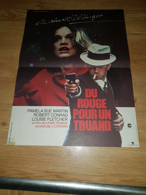 AFFICHE DE CINÉMA d'époque du film: DU ROUGE POUR UN TRUAND de 1979 ...