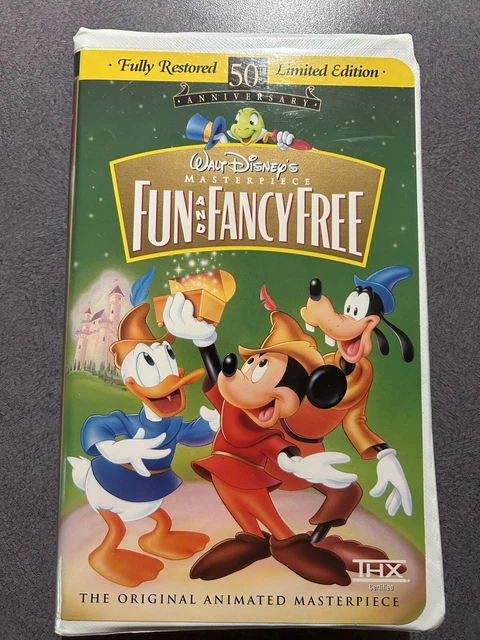 FUN AND FANCY Free: 50th Anniversary Walt Disney's Masterpiece (VHS ...
