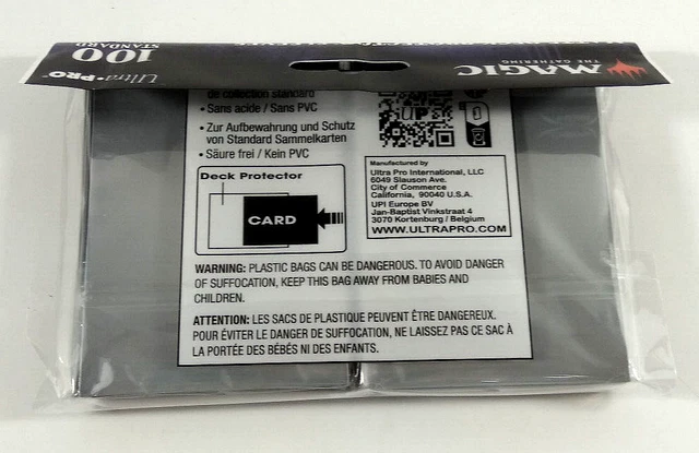 100 ULTRA PRO Fallout Wise Mothman Card Protector Sleeves 66x91mm Magic ...