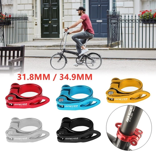 HOLLOW DESIGN BICYCLE Seatpost Clamp Lightweight and Easy to Lock 31 ...