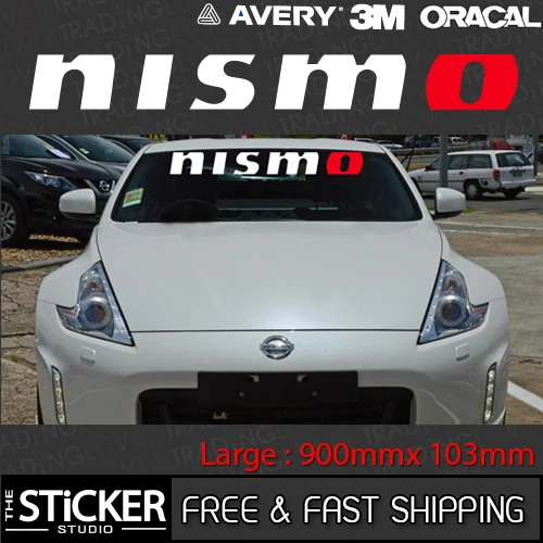NISMO LOGO STICKER Racing Car suit 370z 350z GTR Skyline Silvia EUR 21 ...
