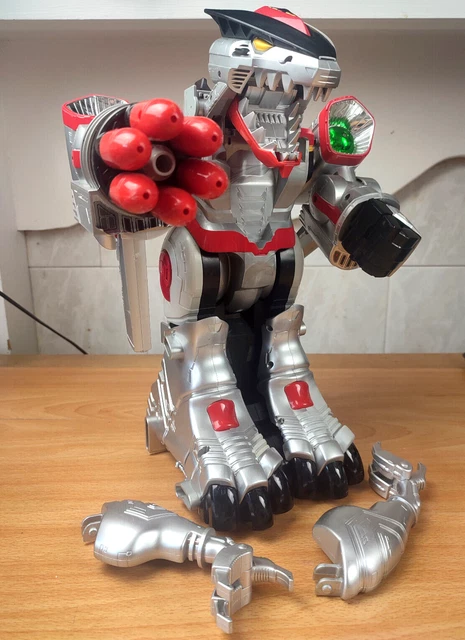 POWER RANGERS TIME Force Deluxe Quantasaurus Rex Megazord Bandai 2001 ...