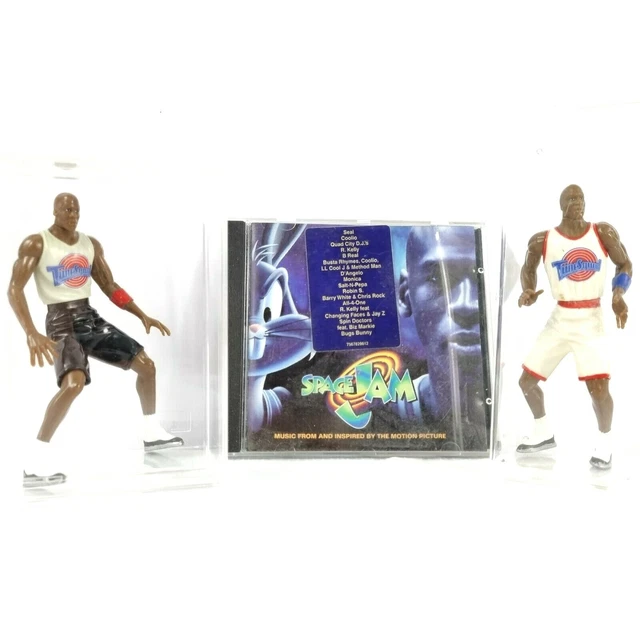 SPACE JAM MICHAEL Jordan Action Figures and Movie Soundtrack CD 1996 ...