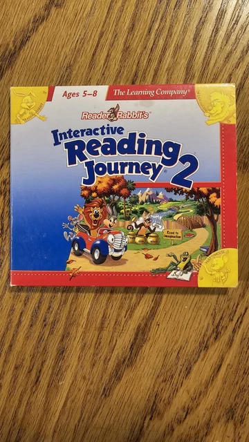 READER RABBIT'S INTERACTIVE Reading Journey 2 1996 The Learning Company ...