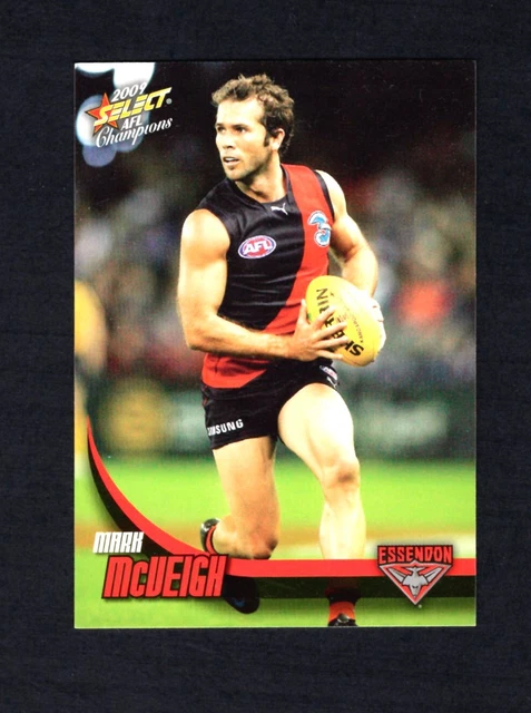 AFL SELECT 2009 Essendon Bombers Mark McVeigh football card #57 EUR 3 ...