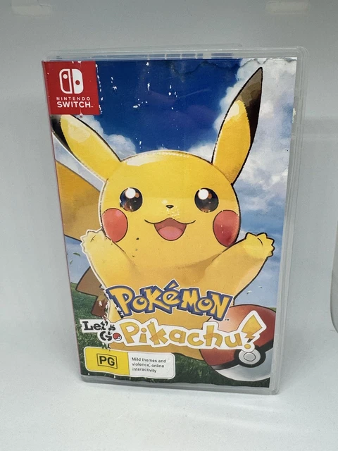 POKEMON LETS GO Pikachu - Nintendo Switch Game with Case - Free ...