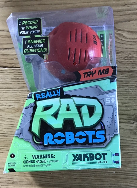 ROBOTS REALLY RAD Yakbot Modello YB - 01 Giocattolo Interattivo Rosso ...